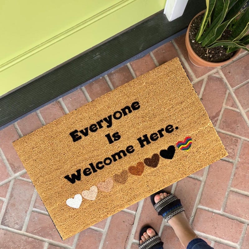 Painted Door Mats - Etsy