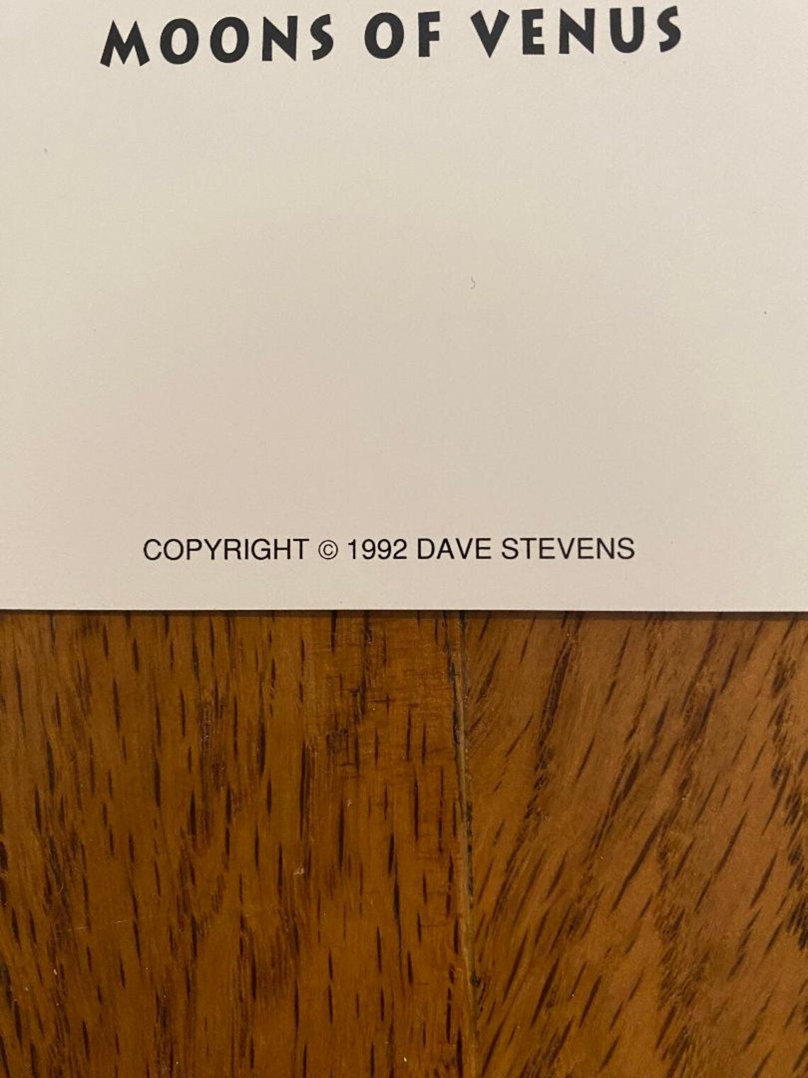 Dave Stevens' "moons of Venus" Art Print 1992 - Etsy
