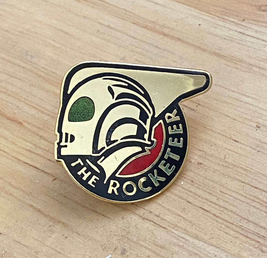 The Rocketeer Cloisonne Pin 1985 NIP - Etsy