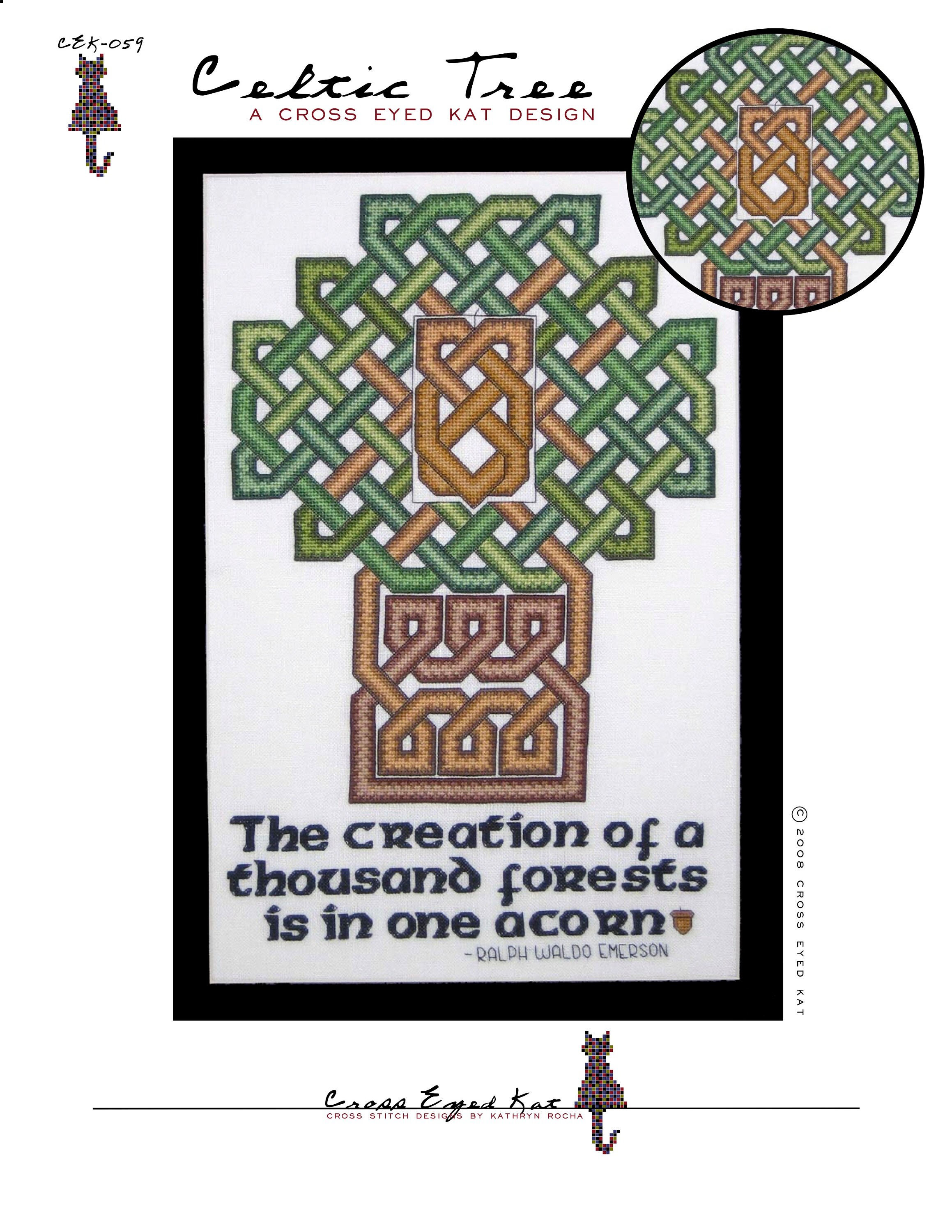 Celtic Oak Tree Design