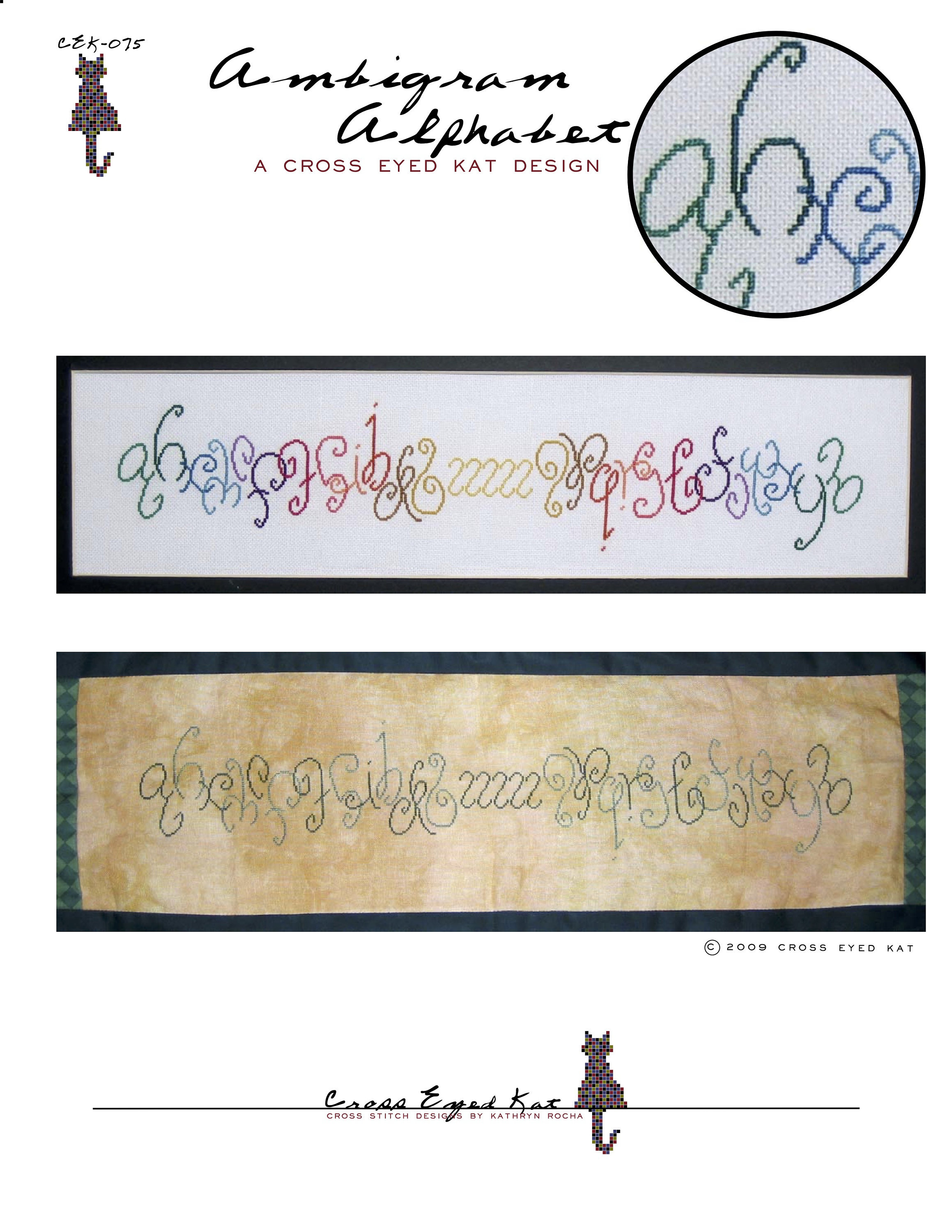 Ambigram Alphabet Font