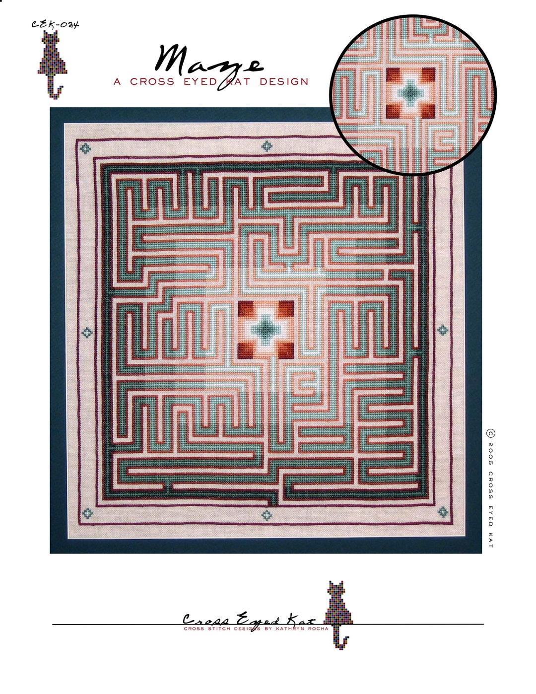 Maze Cross Stitch Pattern - Etsy