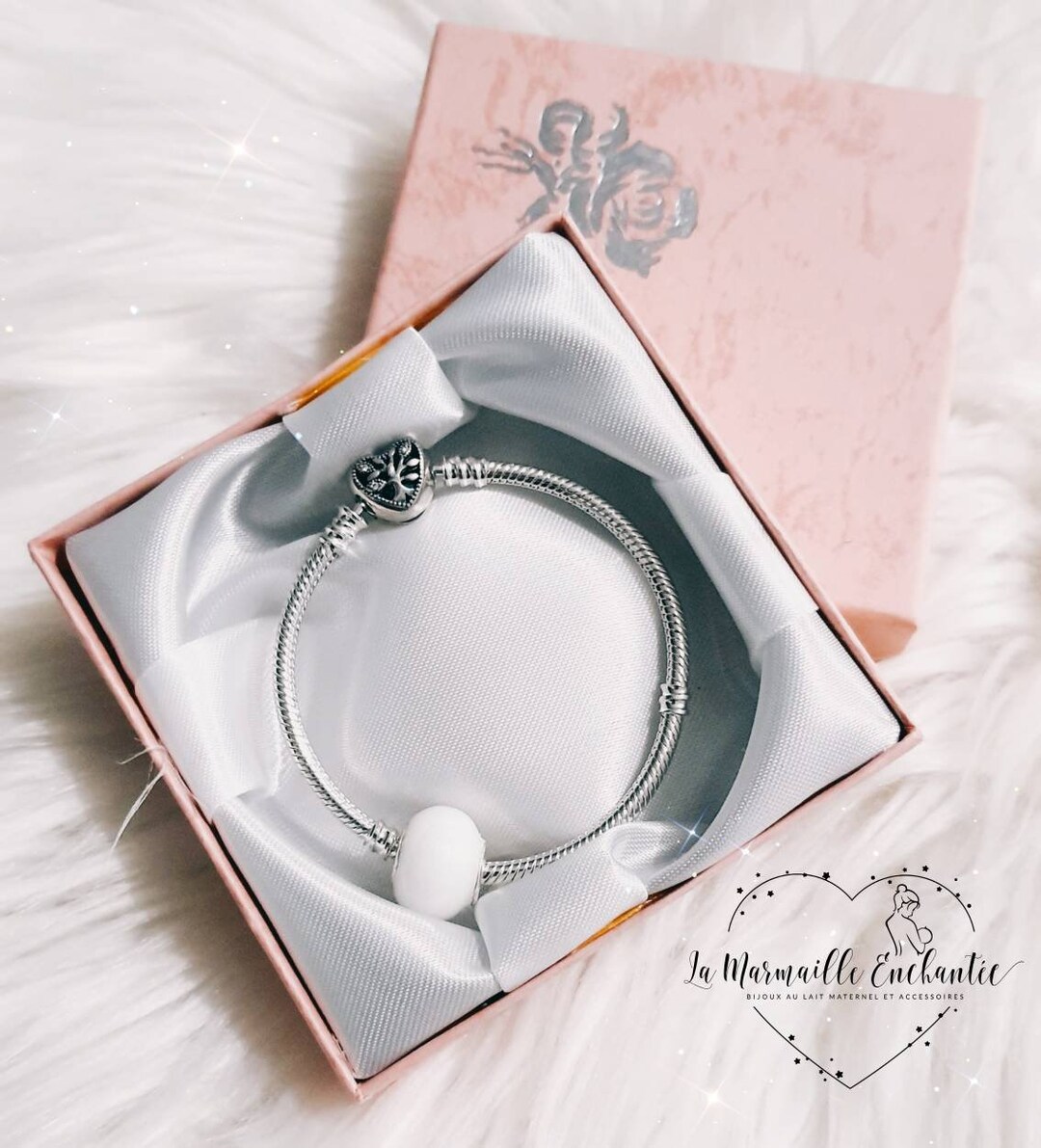 Pandora Compatible Breast Milk Bracelet - S925 Silver - Gift - Mom ...