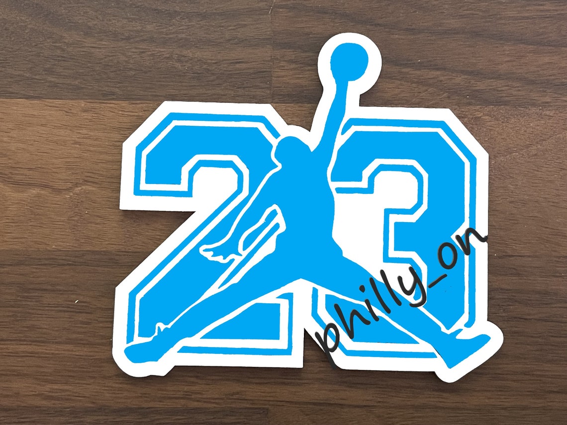 Michael Jordan Jumpman 23 Wood Cut Out 3D Sign 14.6" X 16" - Etsy