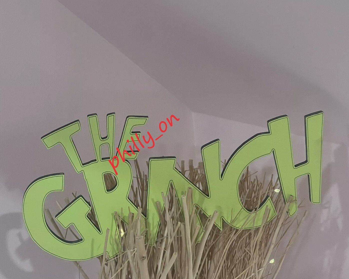 The Grinch 1 Display Sign Shape Laser Cut Out Wall Door Desk Decor - Etsy