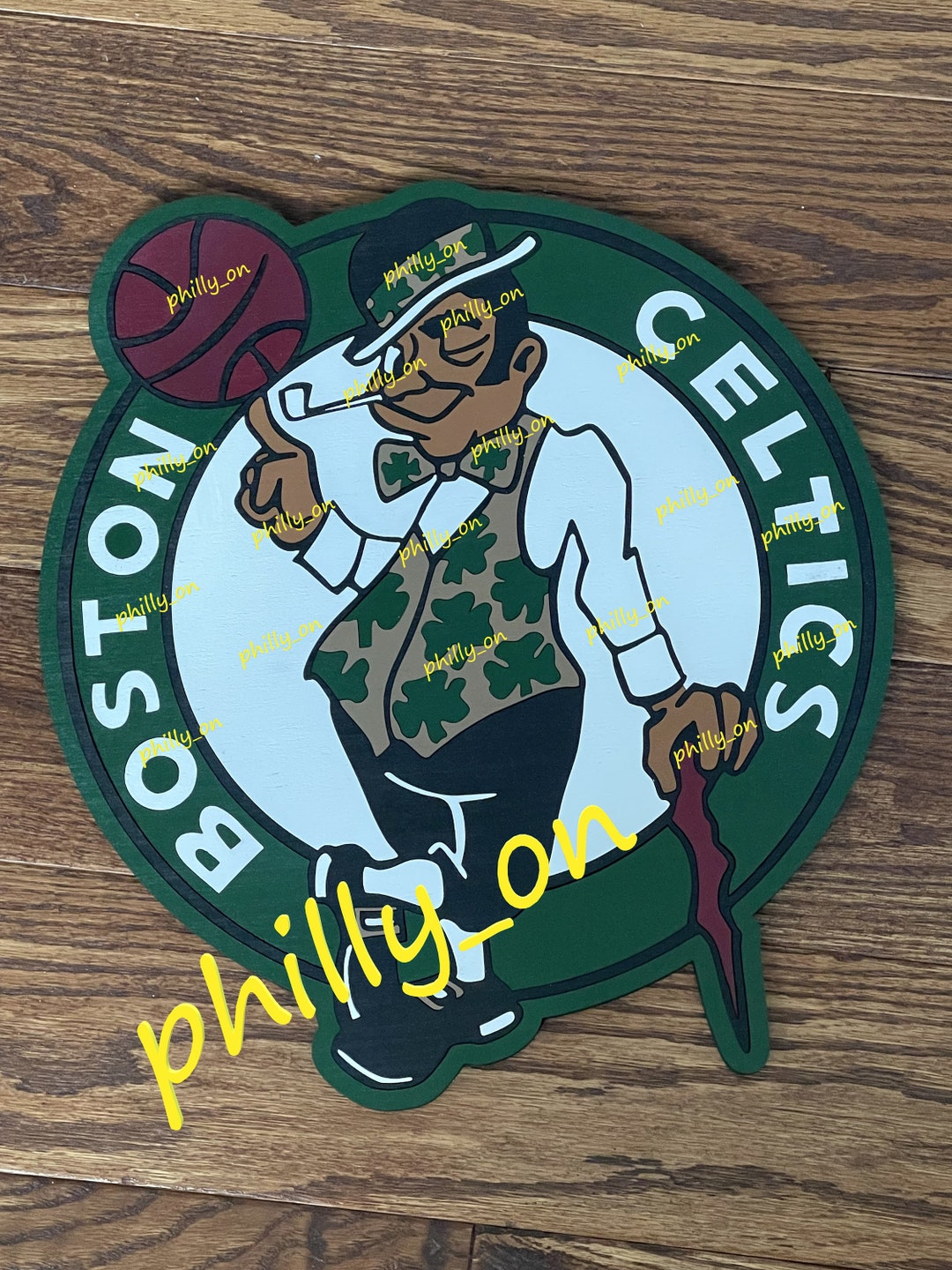 NBA Boston Celtics Team Logo Wood Sign 16 Wall Decor Handmade - Etsy