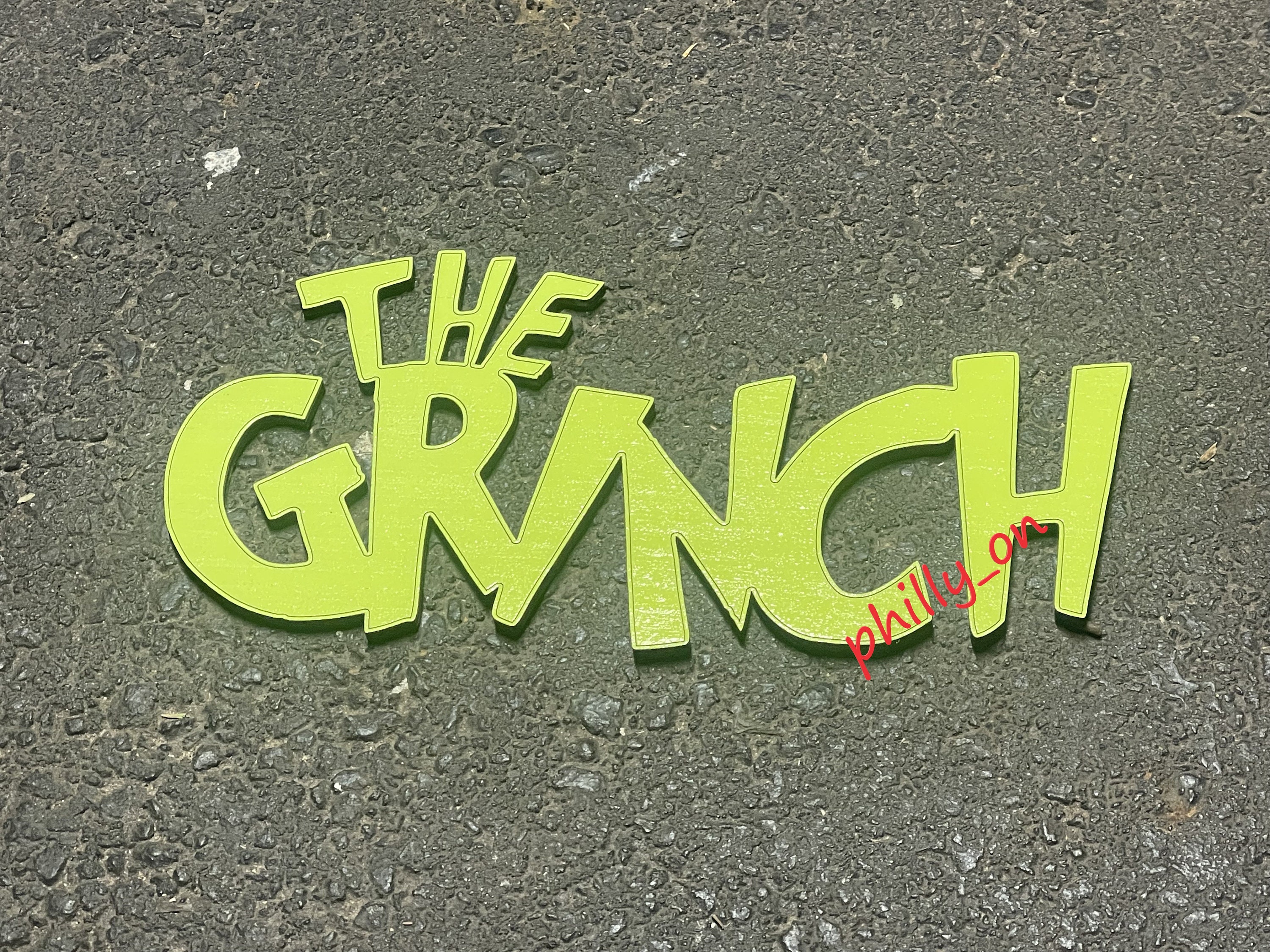 The Grinch 1 Display Sign Shape Laser Cut Out Wall Door Desk Decor - Etsy