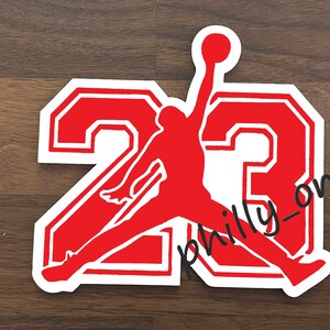 Michael Jordan Jumpman 23 Wood Cut Out 3D Sign 14.6" X 16" - Etsy