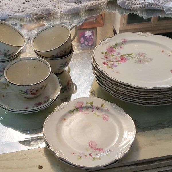 Rose Pattern China - Etsy