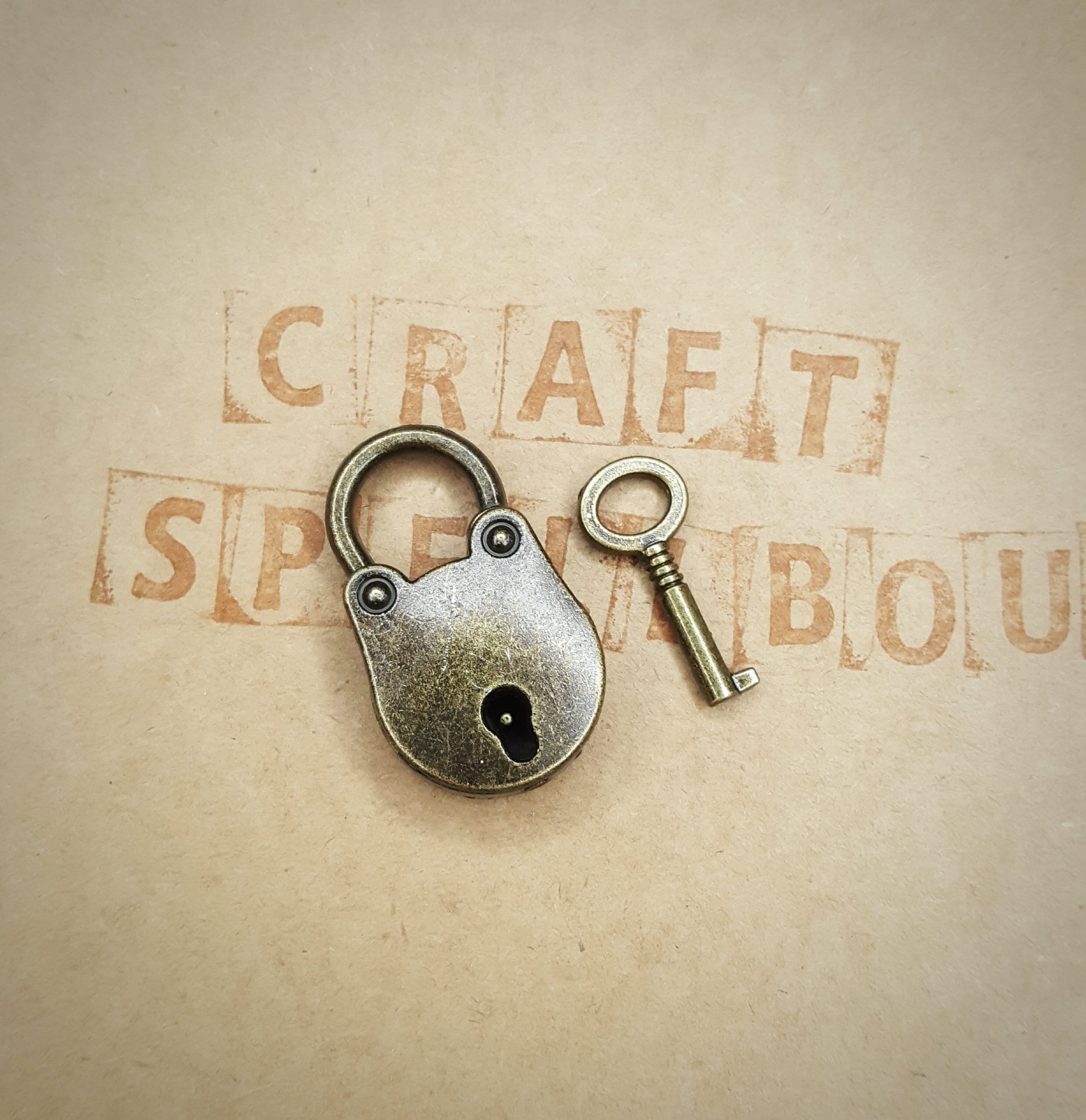Mini Bronze Padlock With Key Vintage Mini Padlock Antique | Etsy UK