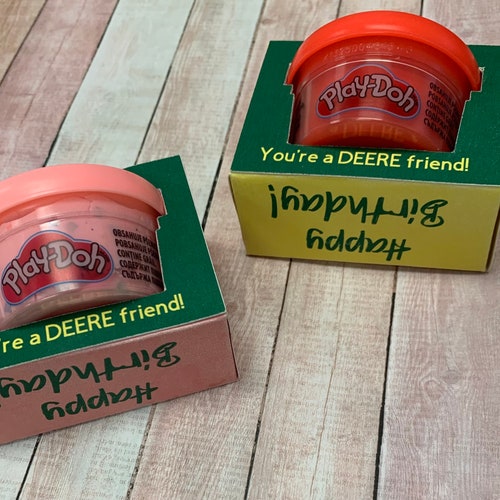 Set of 10 Tractor Play Doh Birthday Party Favors Deere Goody - Etsy