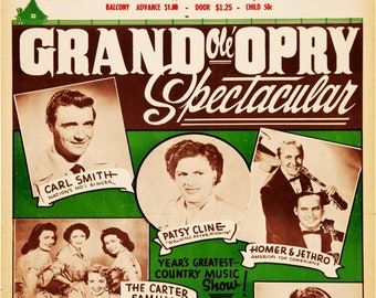 Grand Ole Opry Poster - Etsy