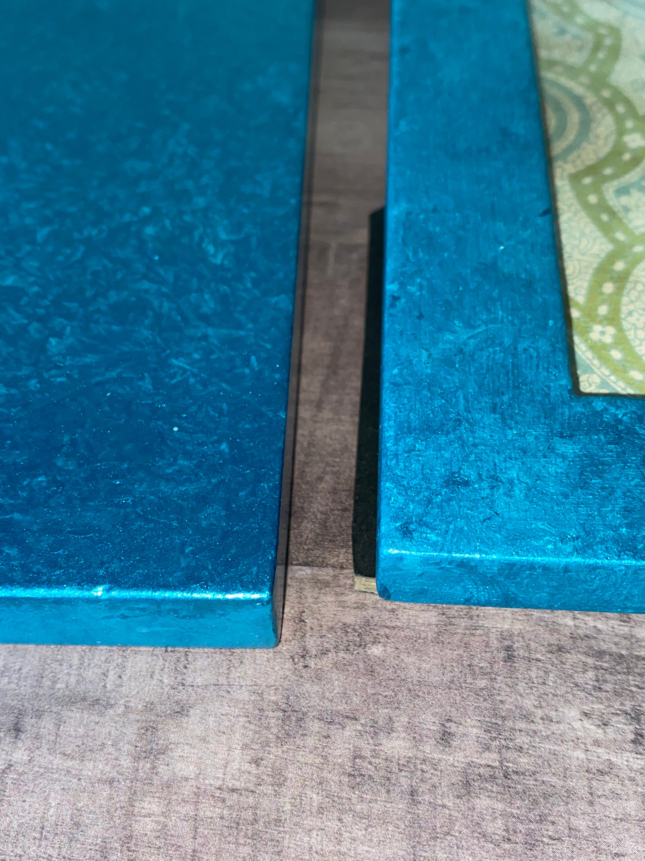 Metallic Turquoise Frames Turquoise Wall Frame Easel Back - Etsy