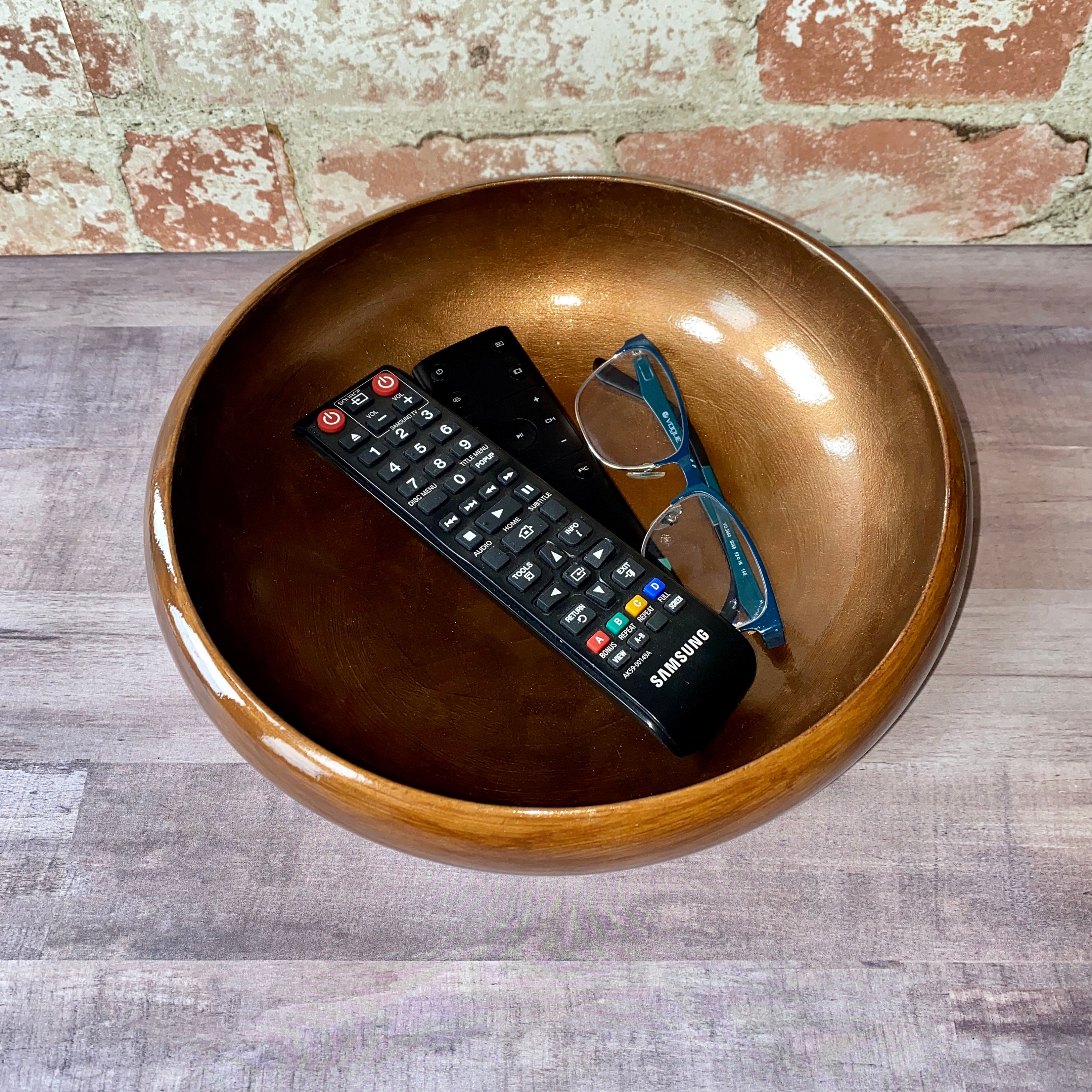 Snack Bowl Centerpiece Bowl Wood Display Bowl Coffee Table - Etsy
