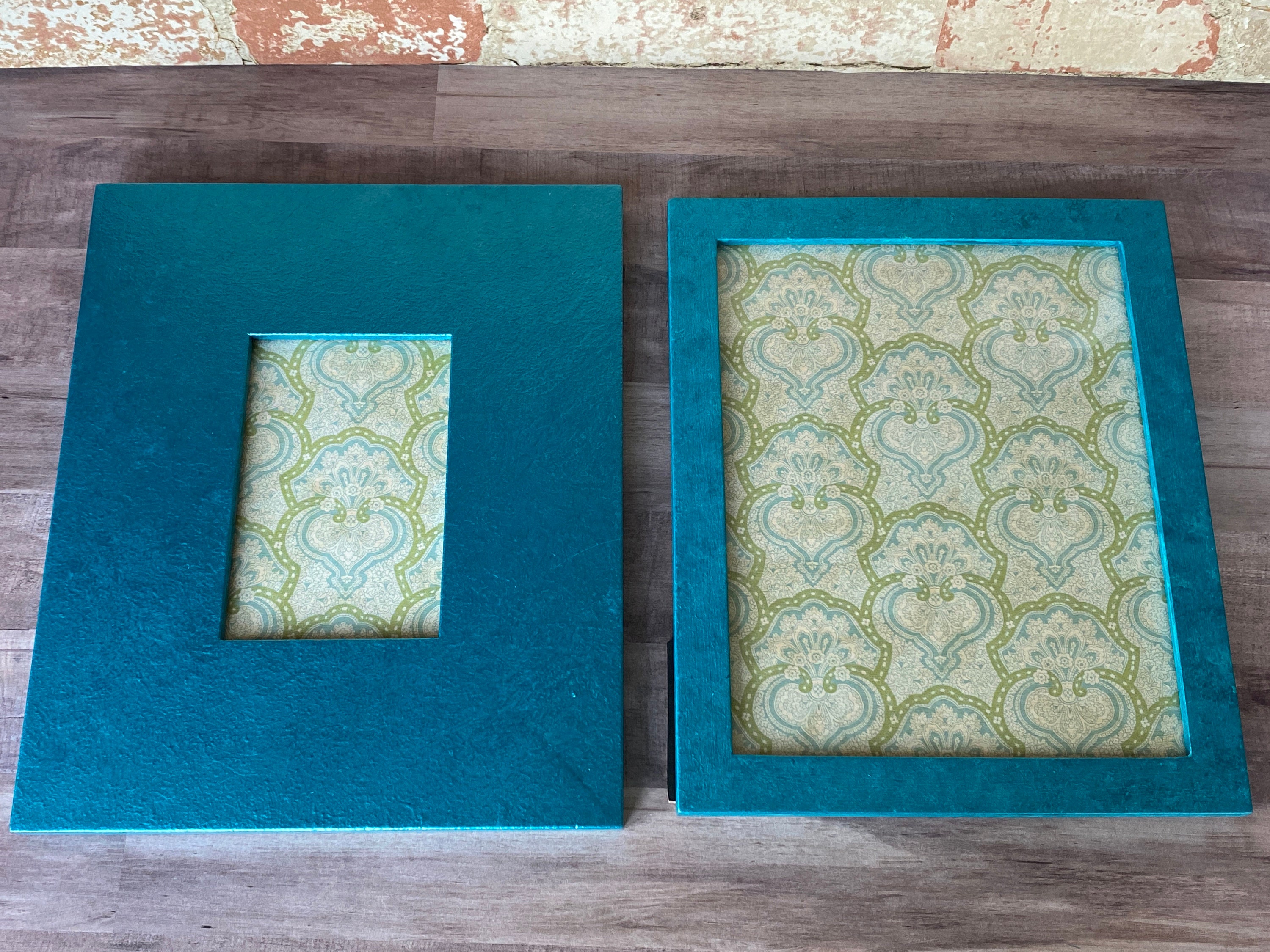 Marcos turquesa metálicos marco de pared turquesa marco - Etsy España