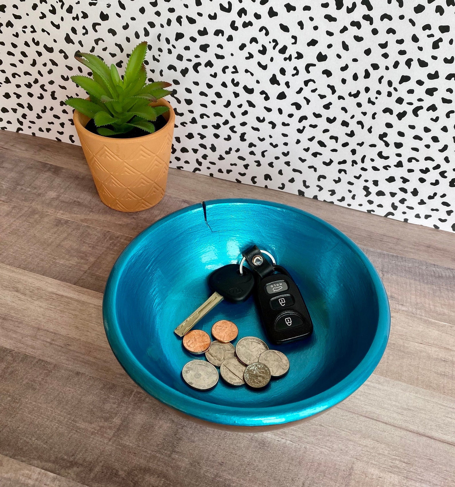 Ring Dish, Key Dish Entryway, Wood Trinket Dish, Catch-all for Loose ...