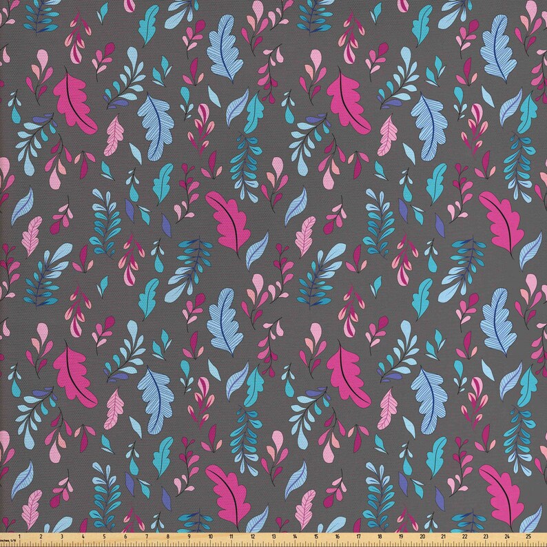 Nature Fabric by the Yard Birds Branches Lemon Tree Leaves - Etsy