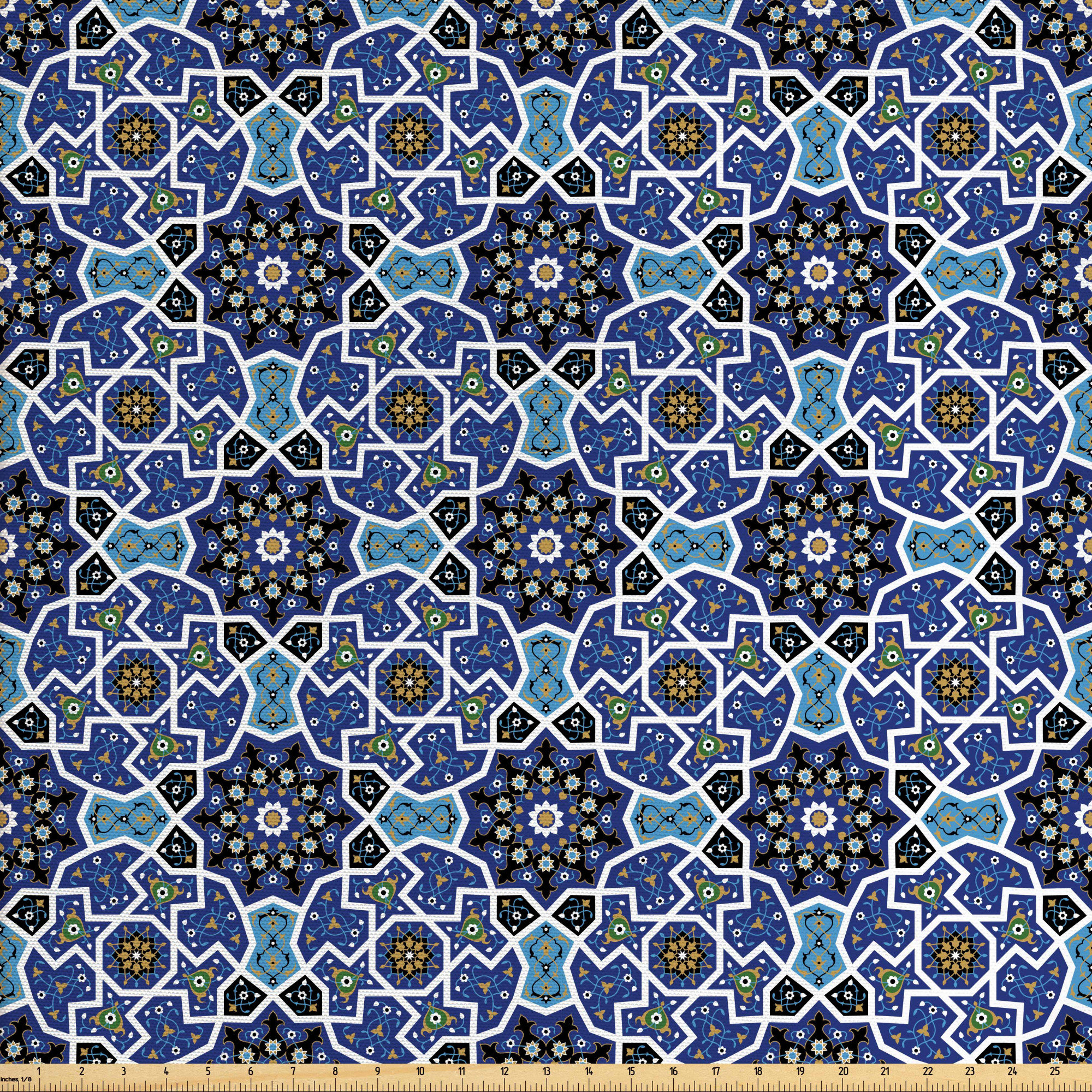 Moroccan Fabric by the Yard Kilim Bohemian Medallion Baklava - Etsy UK