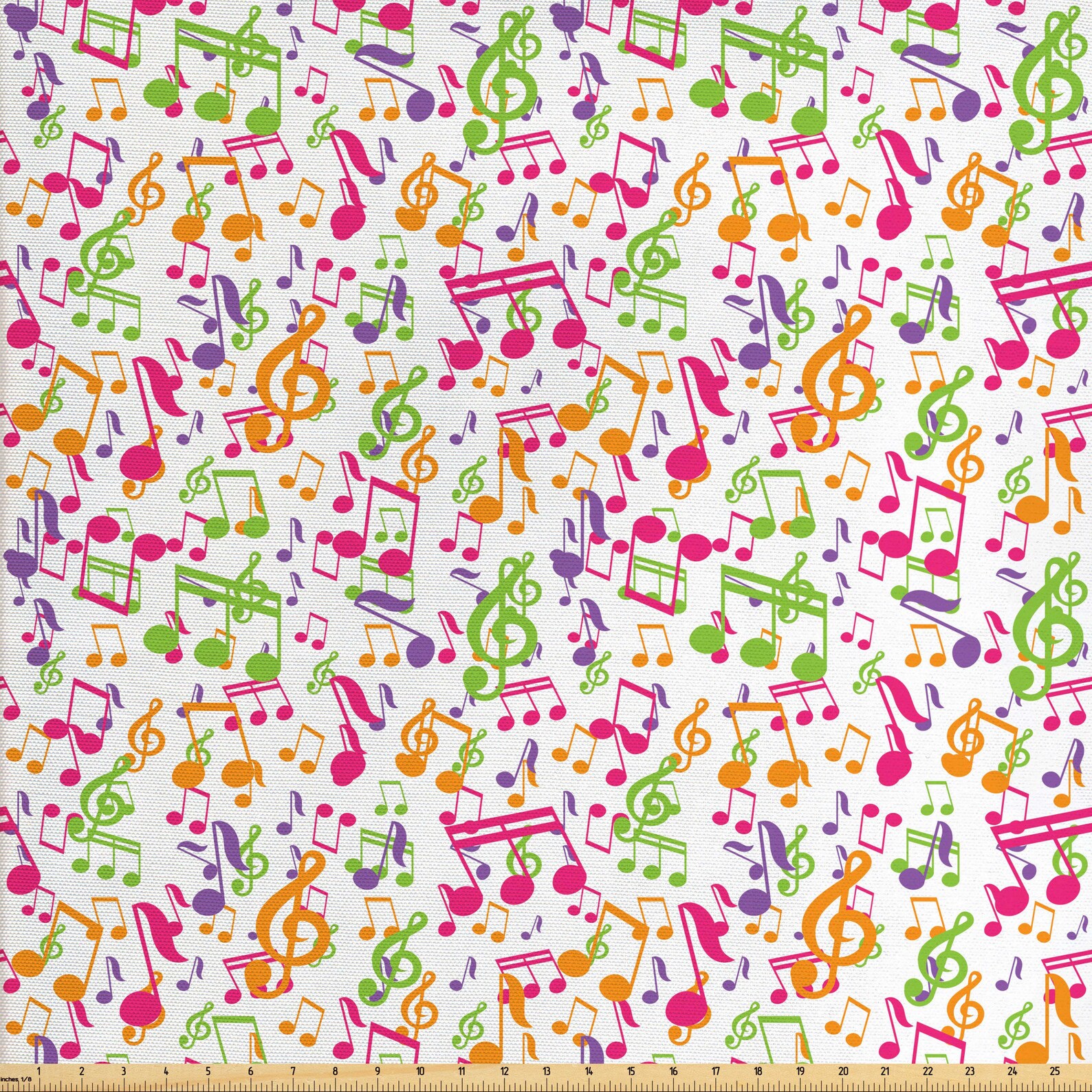 Tissu de musique par cour Notes de musique Instruments - Etsy France