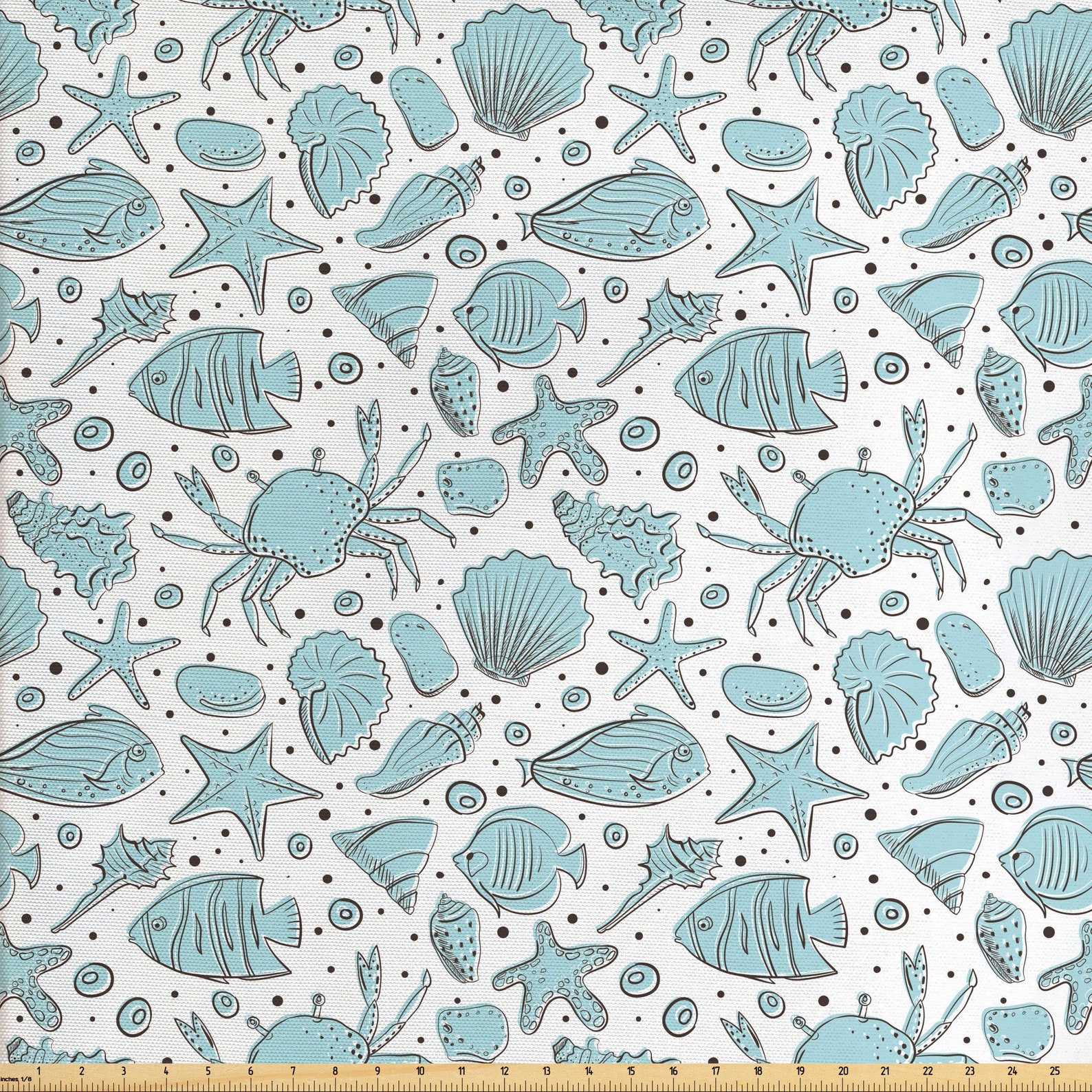 Nautical Fabric by the Yard Ocean Anchor Ahoy Ship Steering - Etsy
