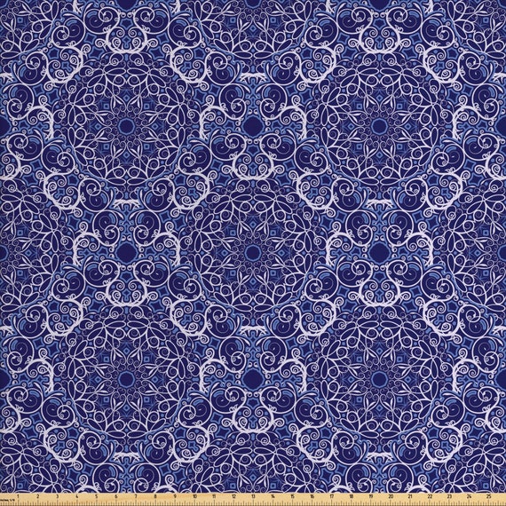 Mandala Fabric by the Yard Medallions Mantra Moroccan Ornate | Etsy