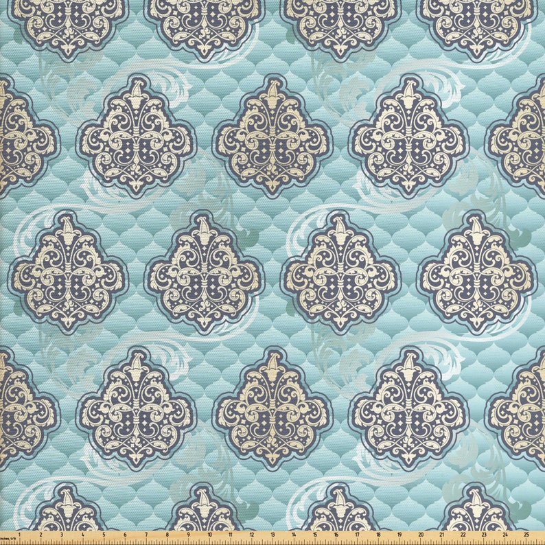 Victorian Fabric by the Yard Damask French Elegant Lace - Etsy