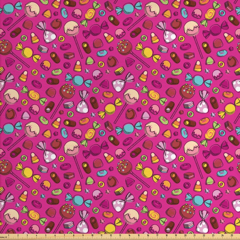 Dessert Fabric by the Yard Sweets Treats Muffin Icecream - Etsy