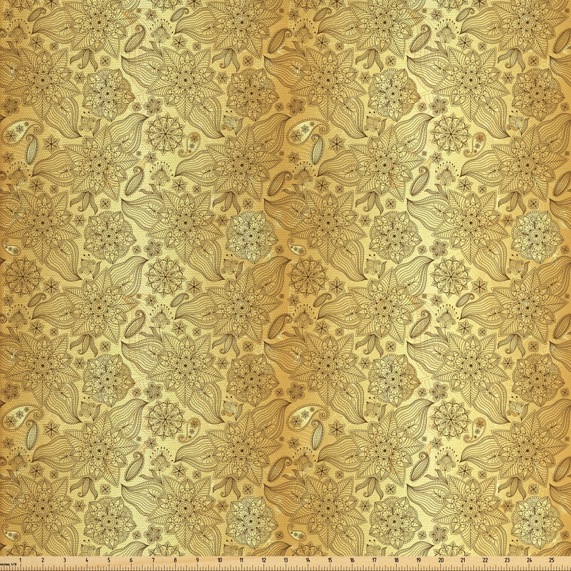 Mandala Fabric By the Yard Medallions Mantra Moroccan Ornate | Etsy