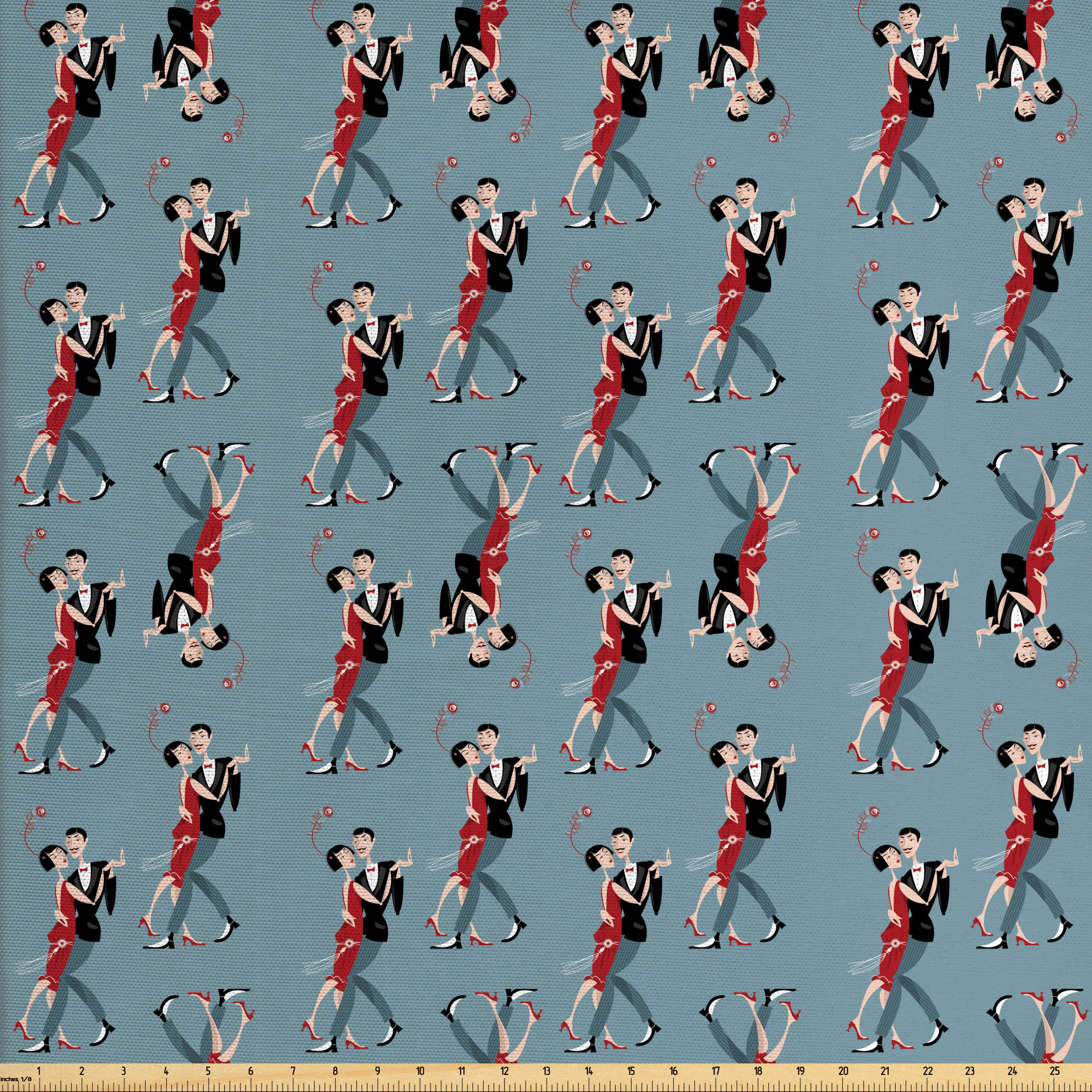 Romantic Fabric By the Yard Hearts I Love You Paris Eiffel | Etsy