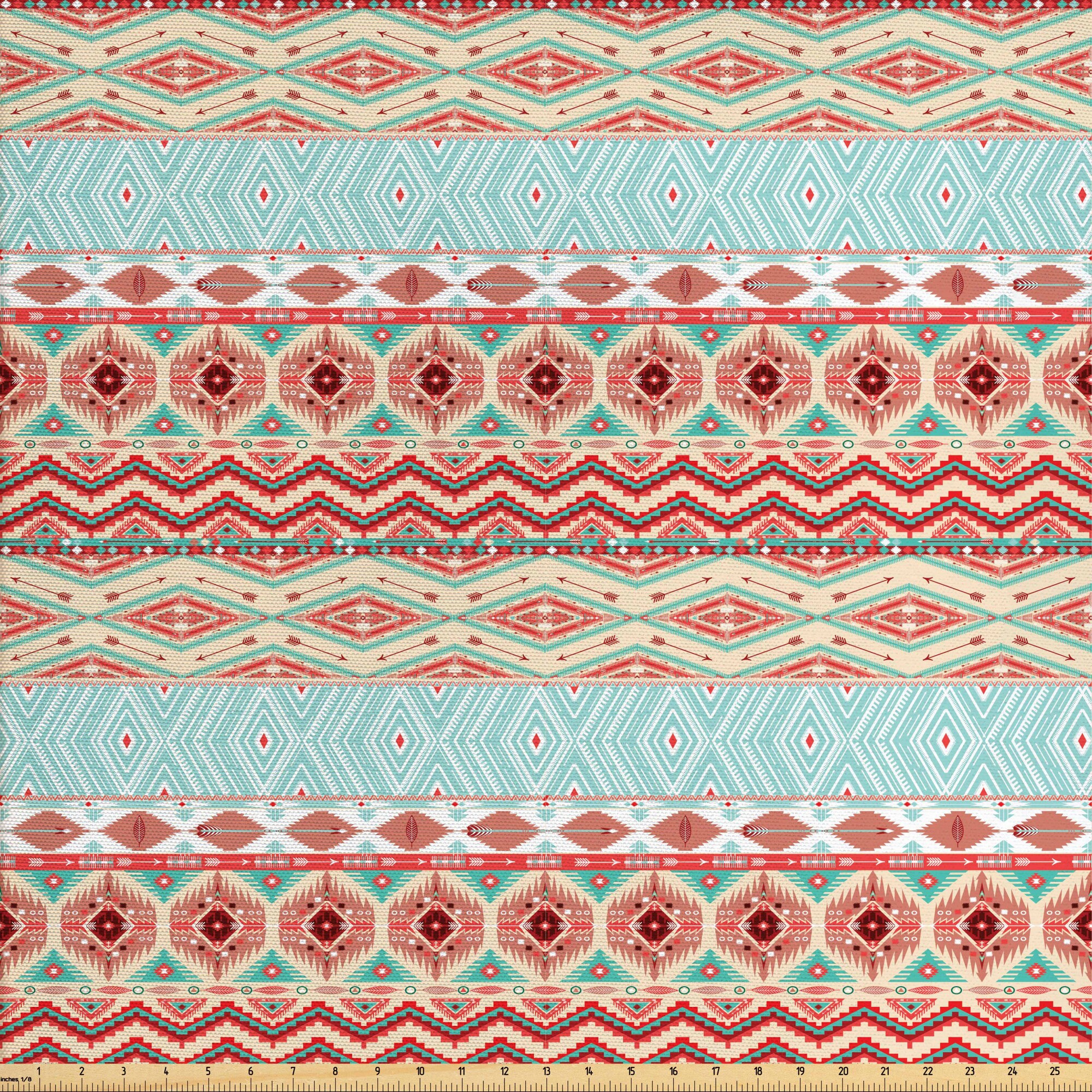 Aztec Tribal Southwest Boho Pattern Fabric by the Yard | Etsy