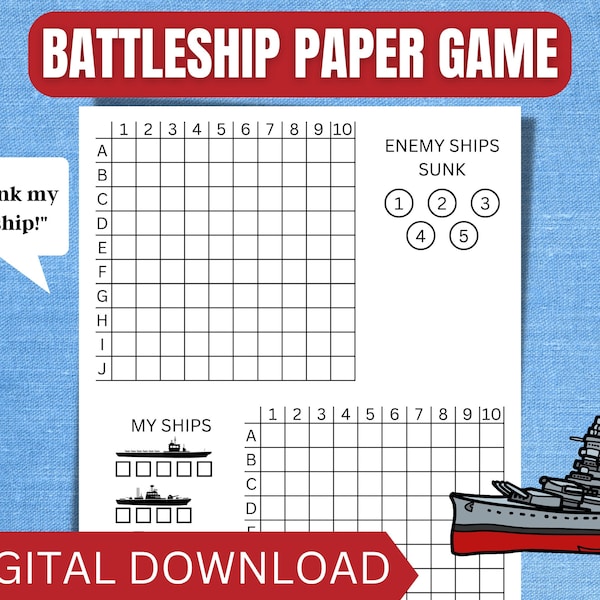 Battleship - Etsy