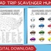 Road Trip Scavenger Hunt, Car Games, Family Vacations, Scavenger Hunt ...