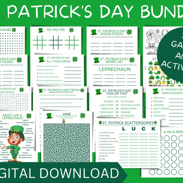 St Patricks Printable - Etsy