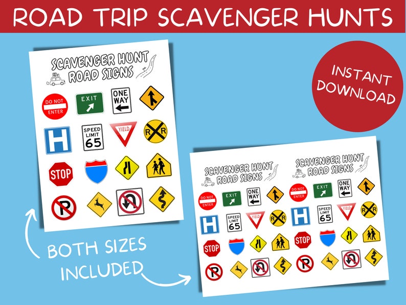 Road Trip Scavenger Hunt, Car Games, Family Vacations, Scavenger Hunt ...