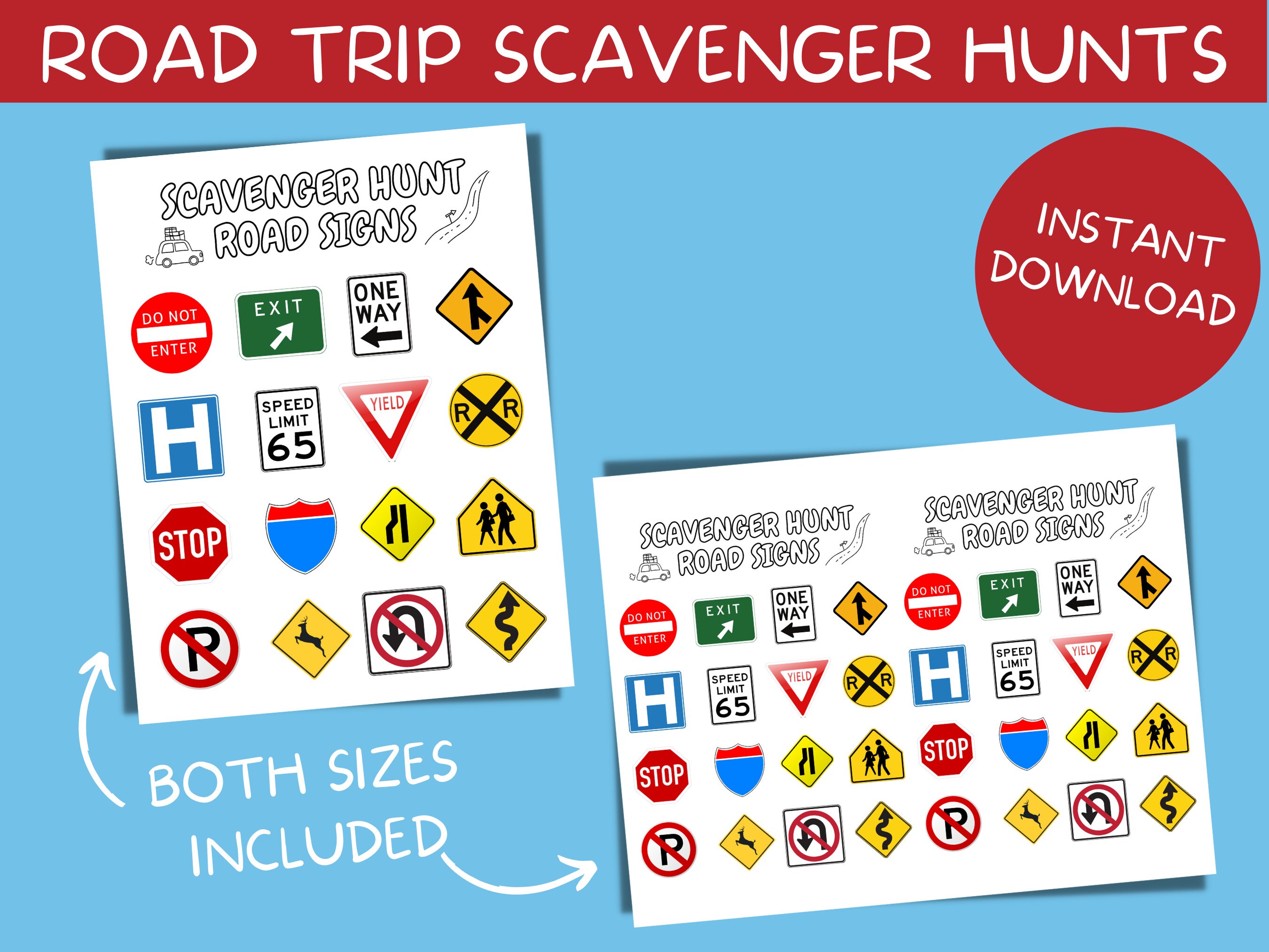 Road Trip Scavenger Hunt, Car Games, Family Vacations, Scavenger Hunt ...