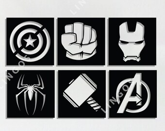 Avengers Cut Files - Etsy