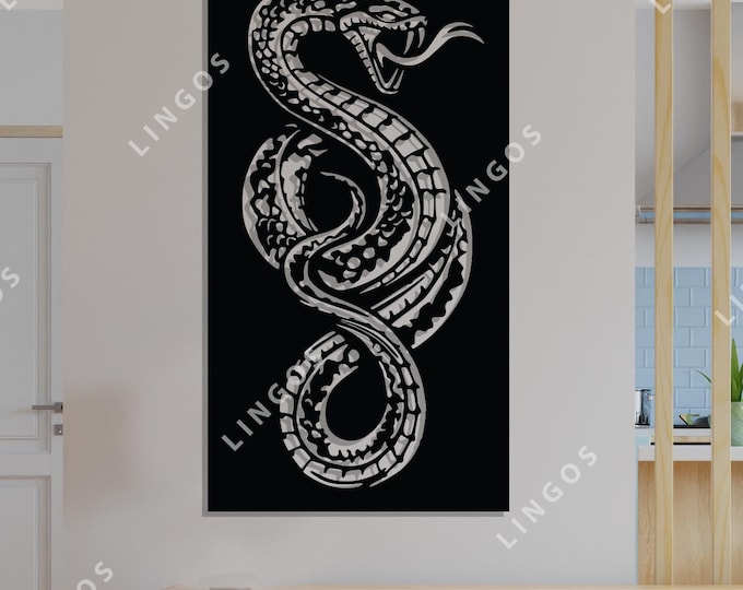 Snake Dxf, Safari Cut File for Laser Plasma, Cnc Metal Decor, Svg for ...
