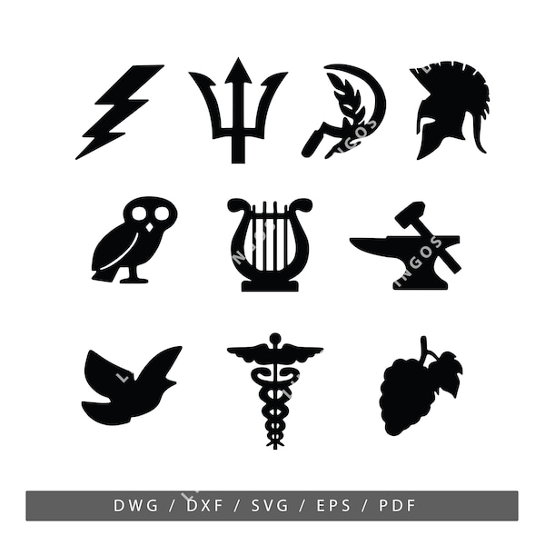 Greek Mythology Laser Svg - Etsy UK