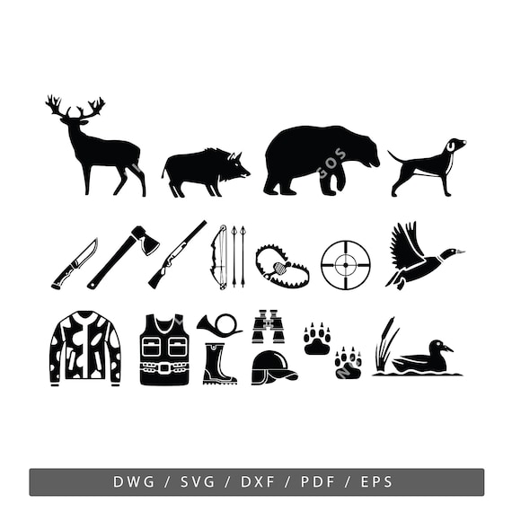 Hunting Equipment Vector