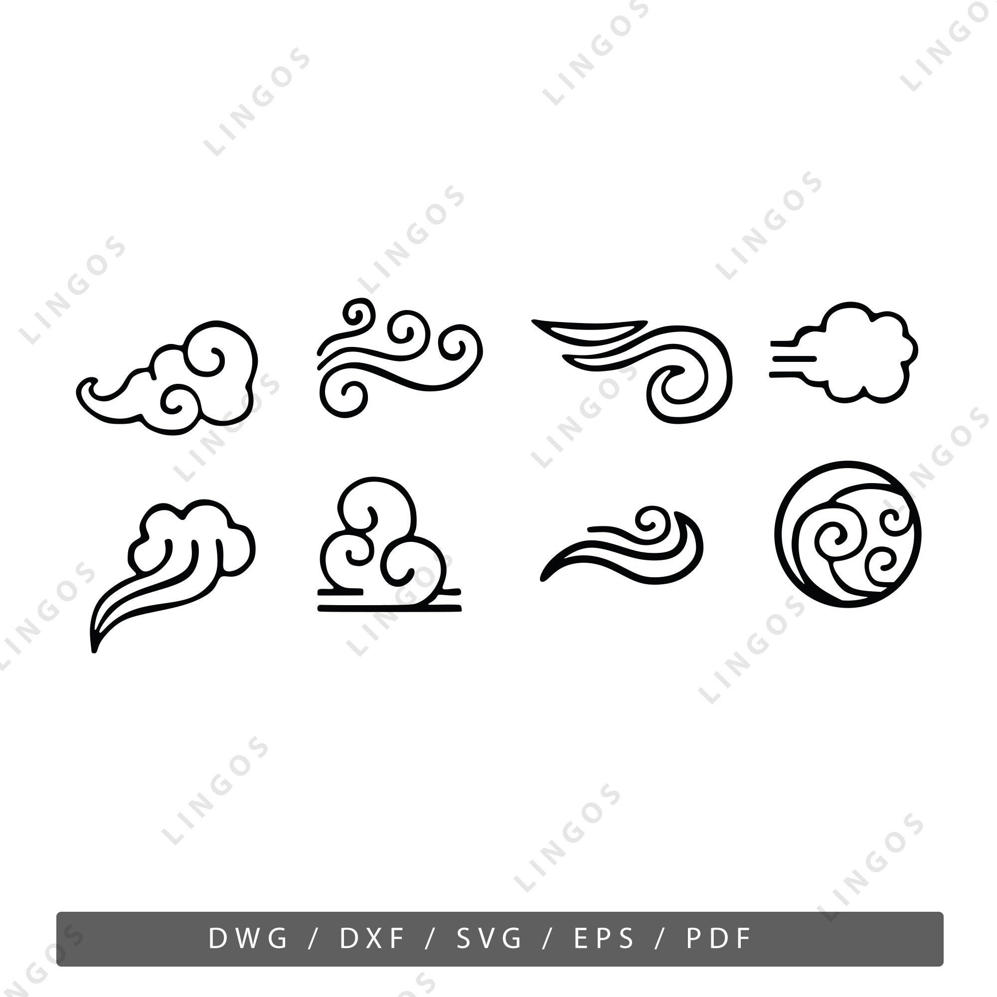 Wind Bundle Svg Filestorm Digital Filewindy Vector Files - Etsy