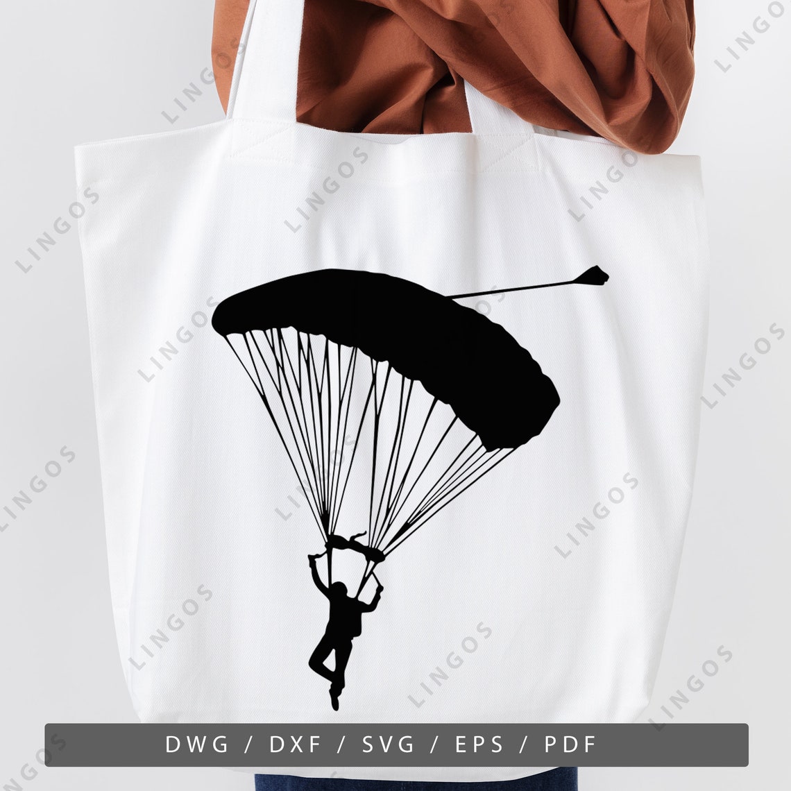 Parachute Vector Chute SVG Bundle Jump Pdf File Parachuting - Etsy