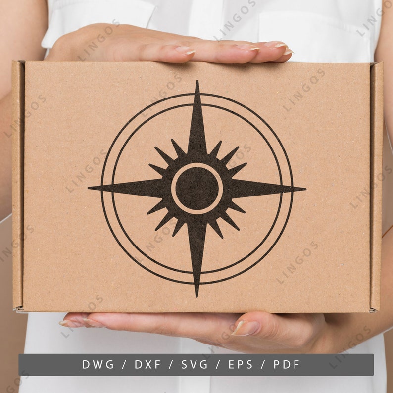 Compass Banner SVG File Nautical Compass Bundle Vector - Etsy