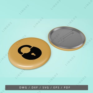 Lock SVG Bundle, Key Vector, Padlock DWG File, Lock Silhouette Dxf, Eps ...