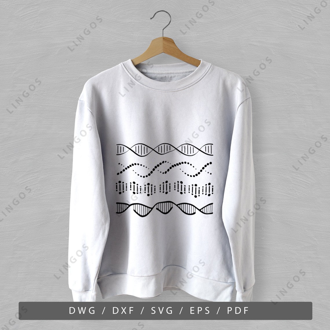 DNA Vector File Spiral Bundle Svg Filebiology Pdf Rna - Etsy