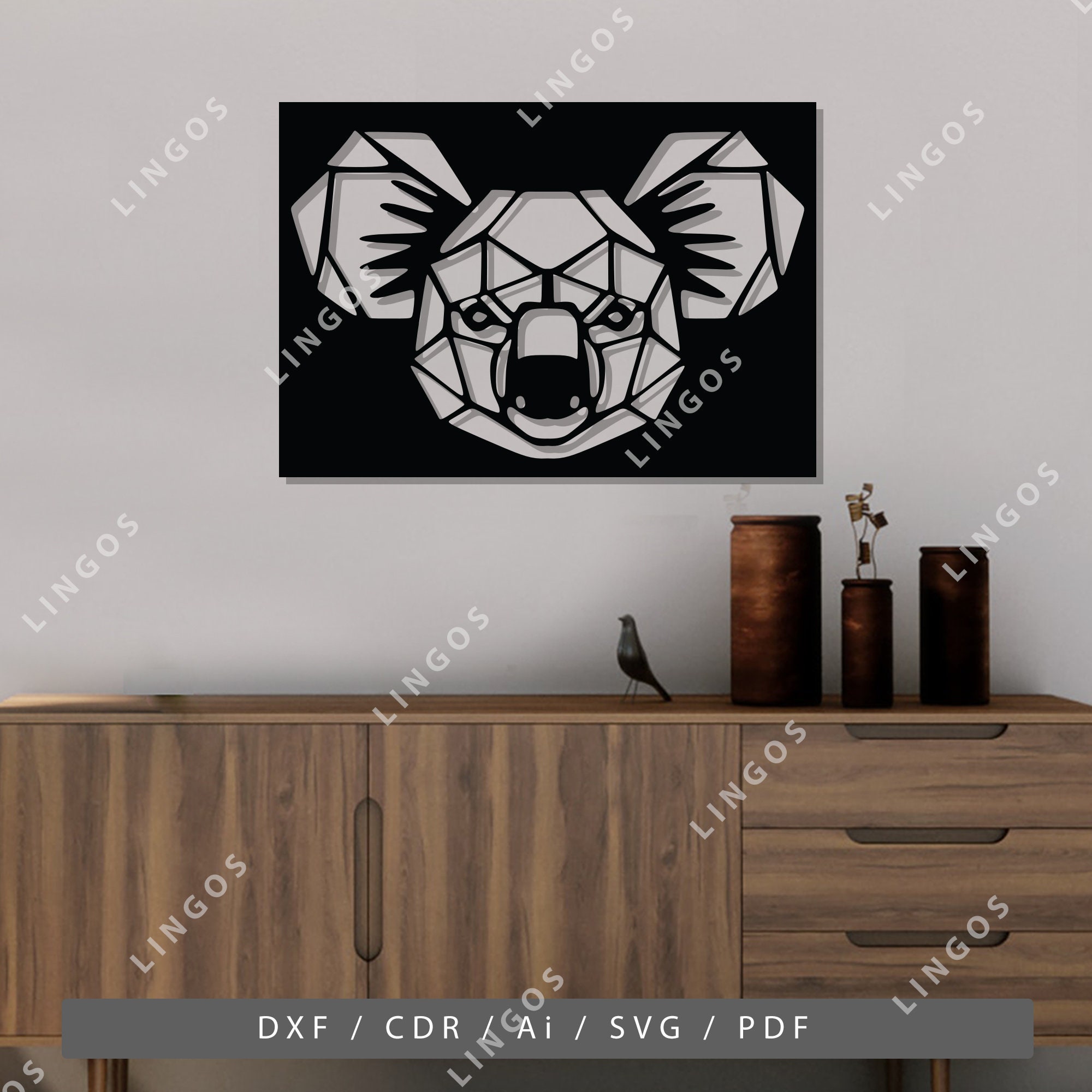 Koala Design Laser Animals Svg Dxf Files Instand Download - Etsy Australia