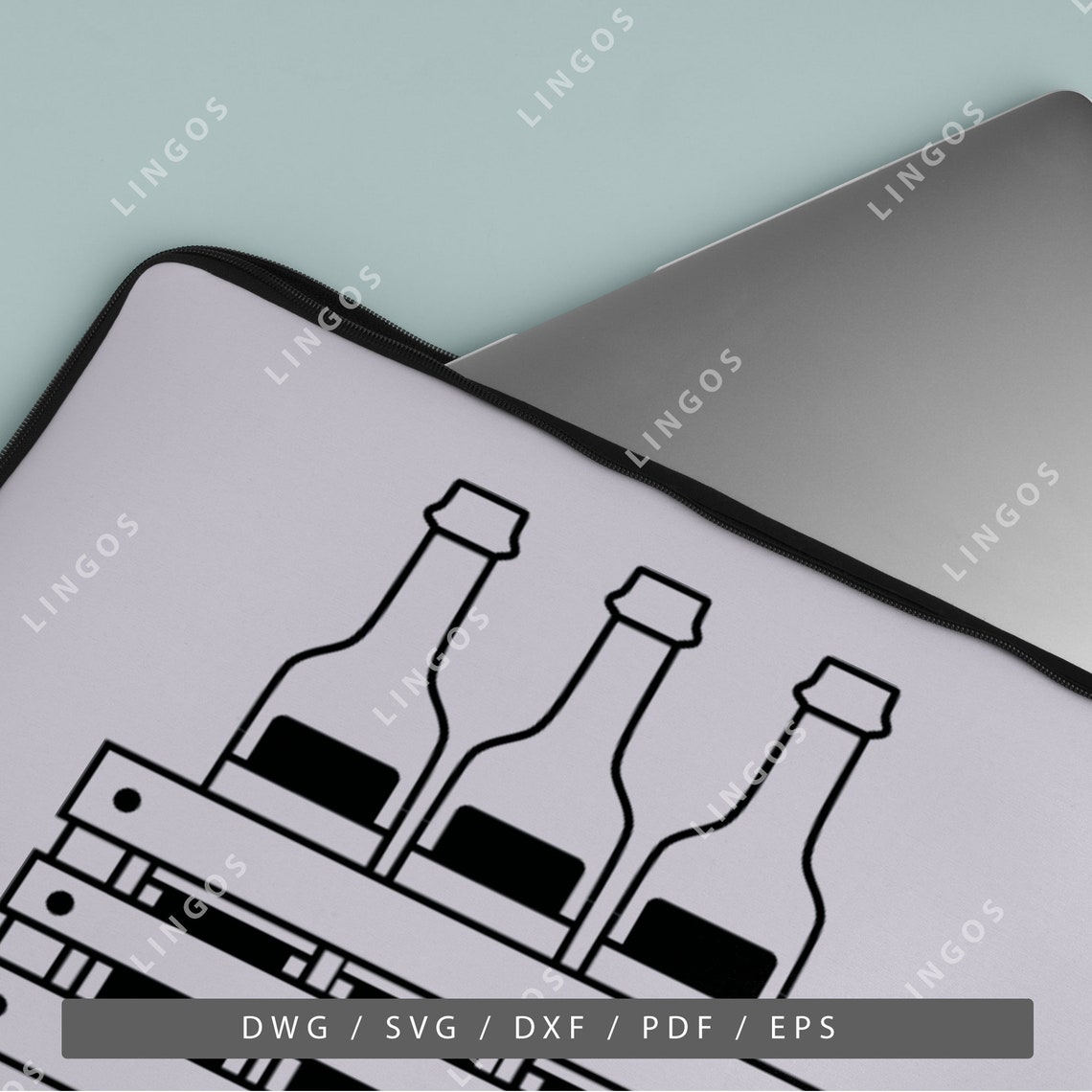 Wine Vector Alcohol Bundle SVG Wine Glasses DXF Drinking - Etsy