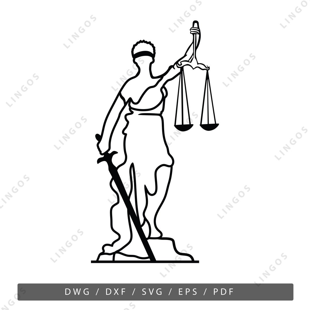 Themis Statue Svg File,the Statue of Liberty,sculpture Vector ...