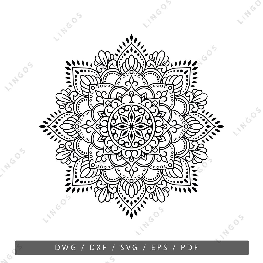 Geometric Mandala SVG Bundle: Laser Cut Files (digital Download) - Etsy
