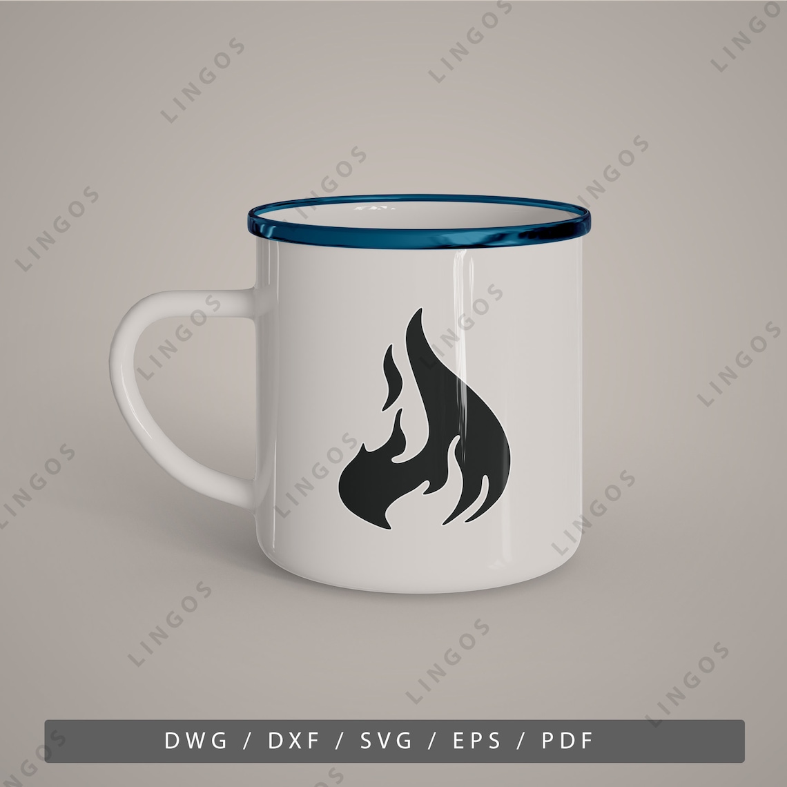 Flame Bundle Svg File Fire Bundle Vector File Candle Flame | Etsy