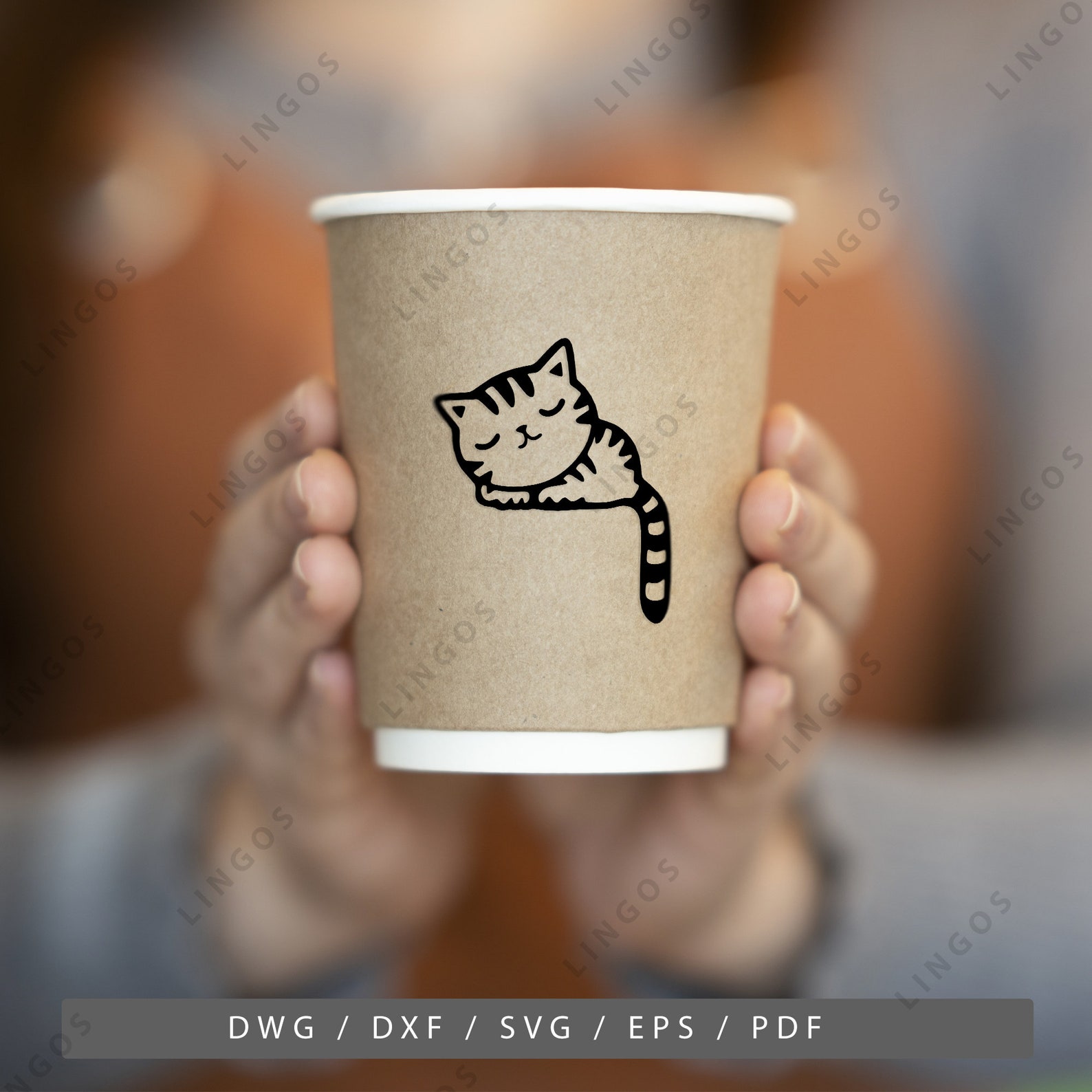 Cat Laser File, Kitten Laser Cut File, Plans,pdf, DWG, SVG, DXF, Vector ...